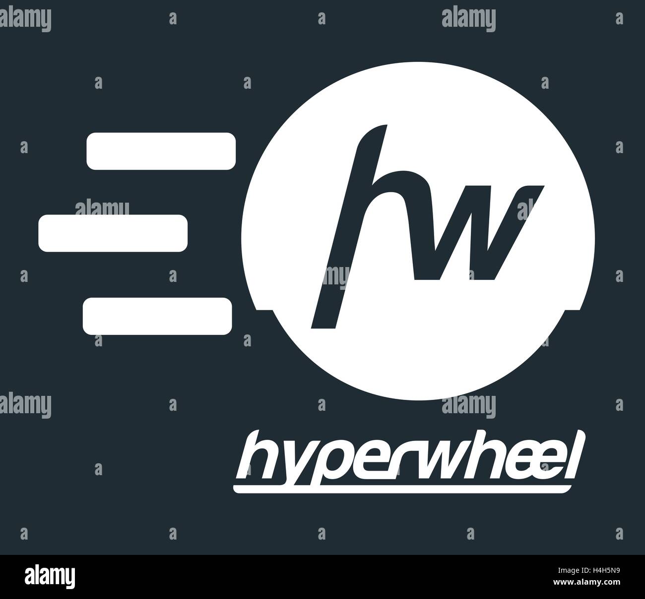 Hyper Wheel Logo Design, AI 8 supported Stock Vector Image & Art - Alamy