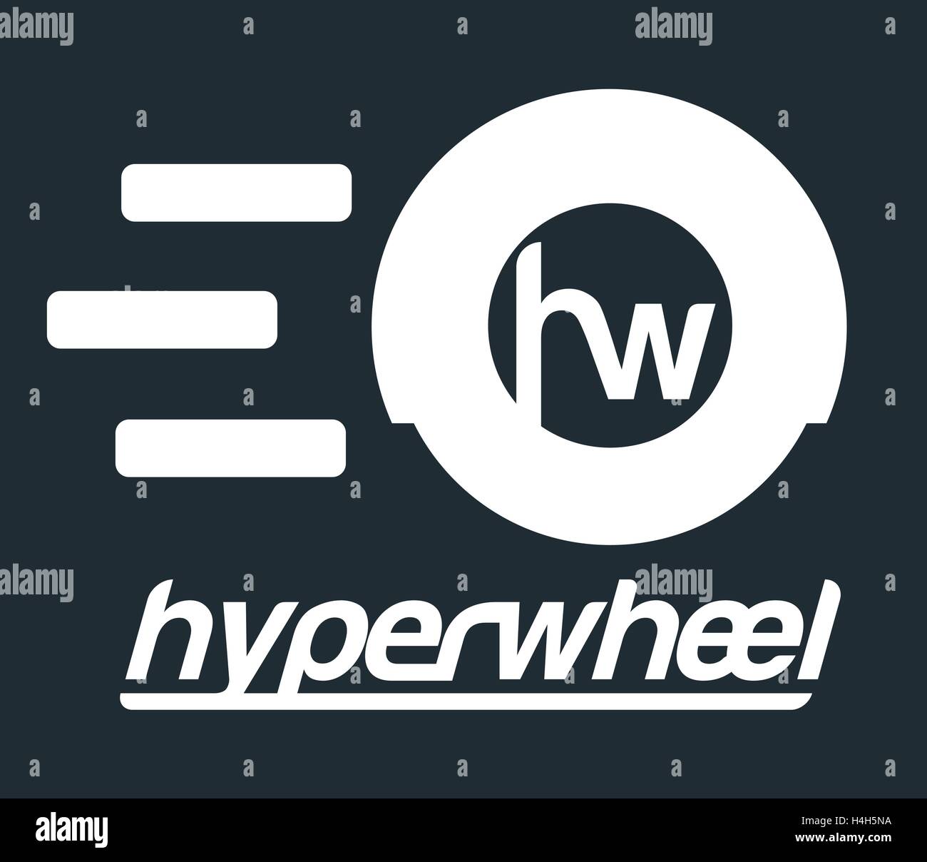 Hyper Wheel Logo Design, AI 8 supported Stock Vector Image & Art - Alamy