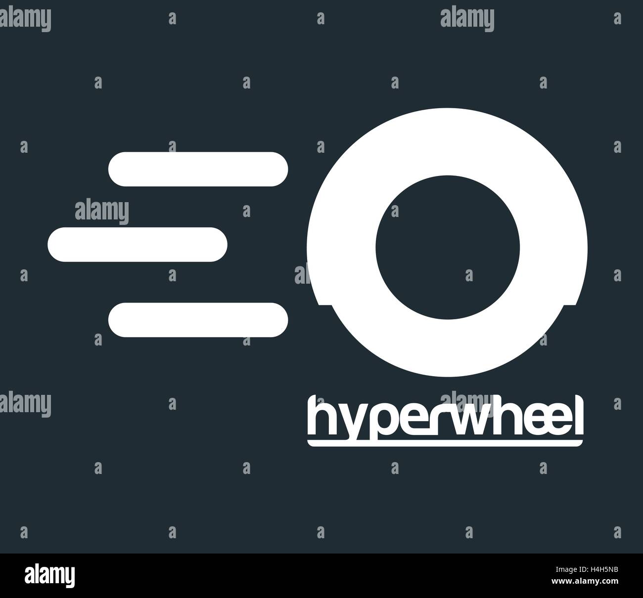 Hyper Wheel Logo Design, AI 8 supported Stock Vector Image & Art - Alamy