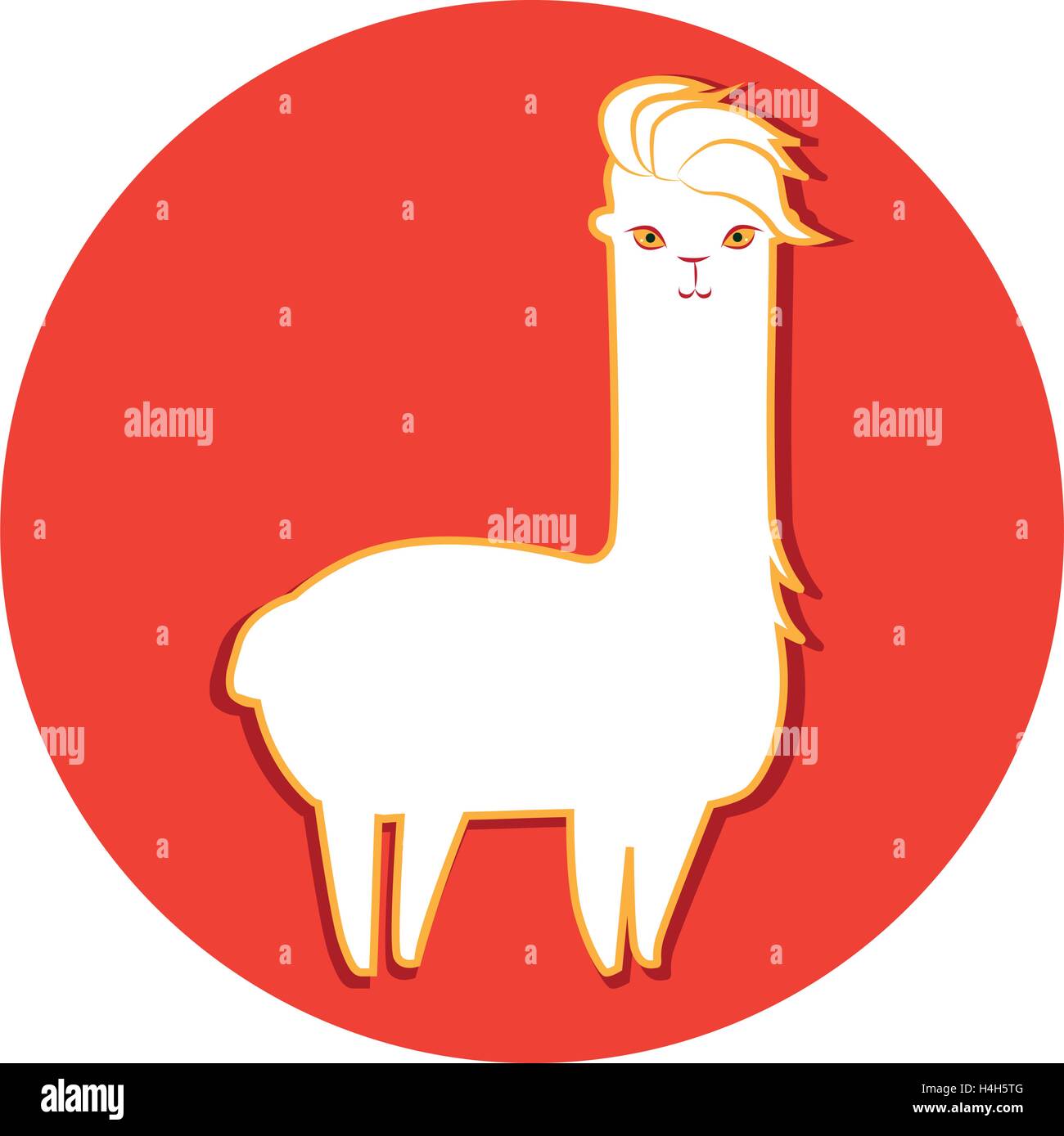 Llama yarn Stock Vector Images - Alamy