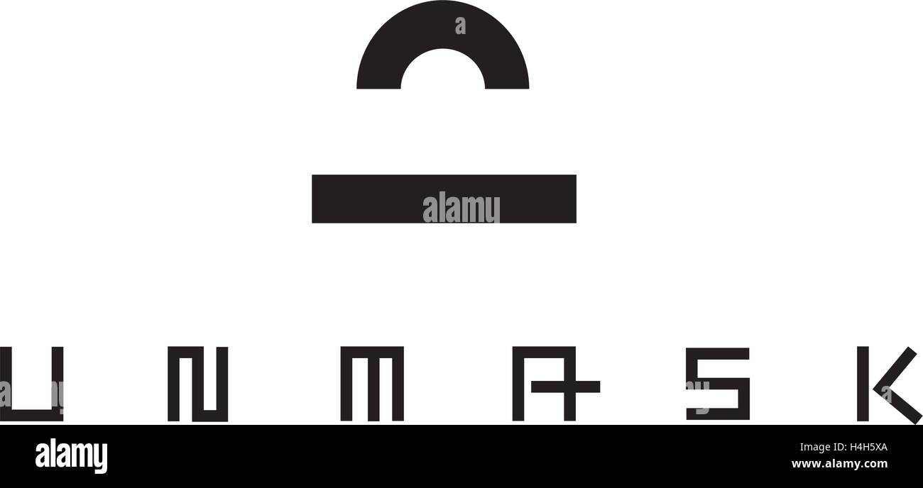 Mask unmasked Stock Vector Images - Alamy