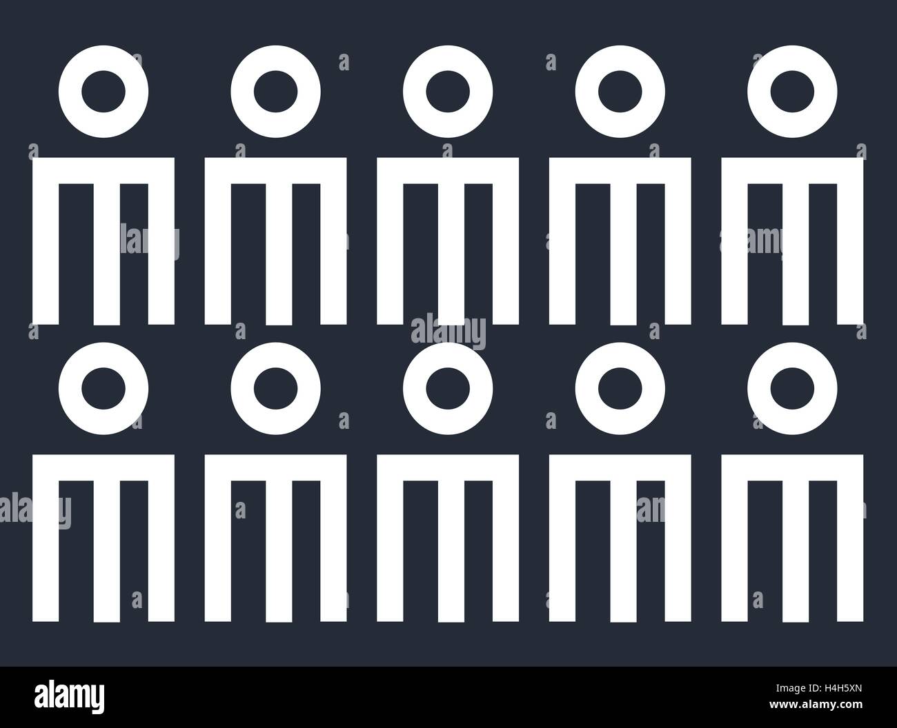 Geometric Patterns of Human. AI 8 supported Stock Vector Image & Art ...