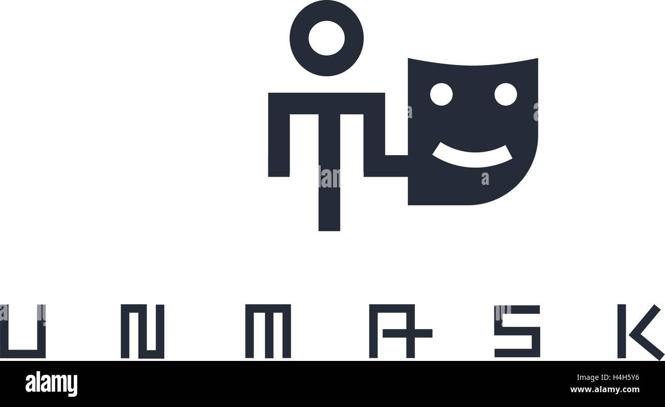 UnMask Concept Design, AI 8 supported Stock Vector Image & Art - Alamy