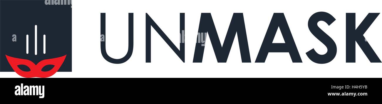 UnMask Concept Design, AI 8 supported Stock Vector Image & Art - Alamy