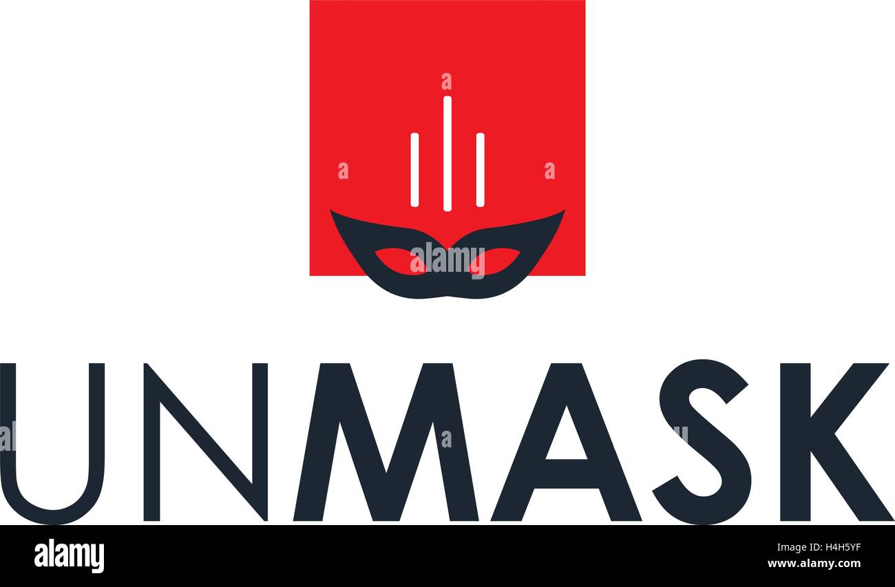 UnMask Concept Design, AI 8 supported Stock Vector Image & Art - Alamy