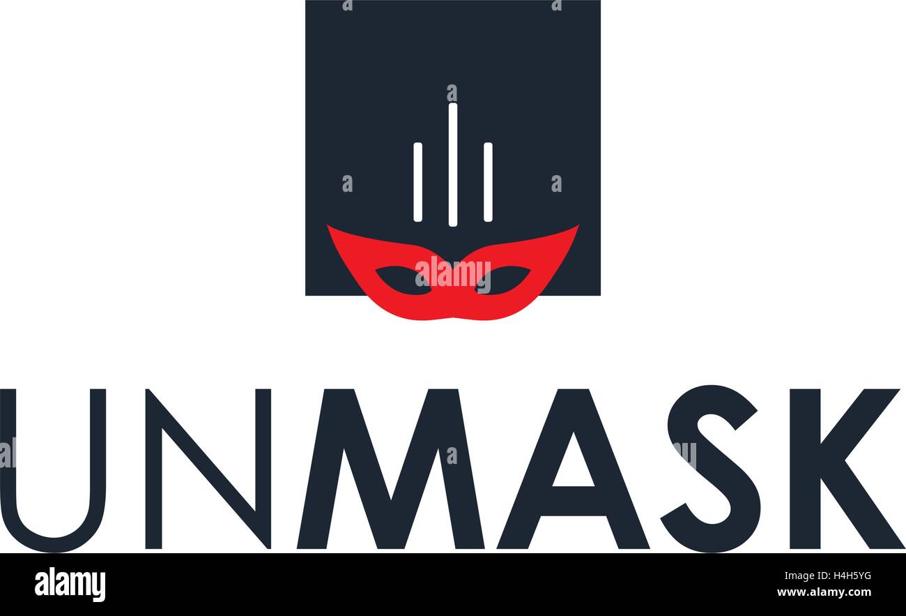 UnMask Concept Design, AI 8 supported Stock Vector Image & Art - Alamy