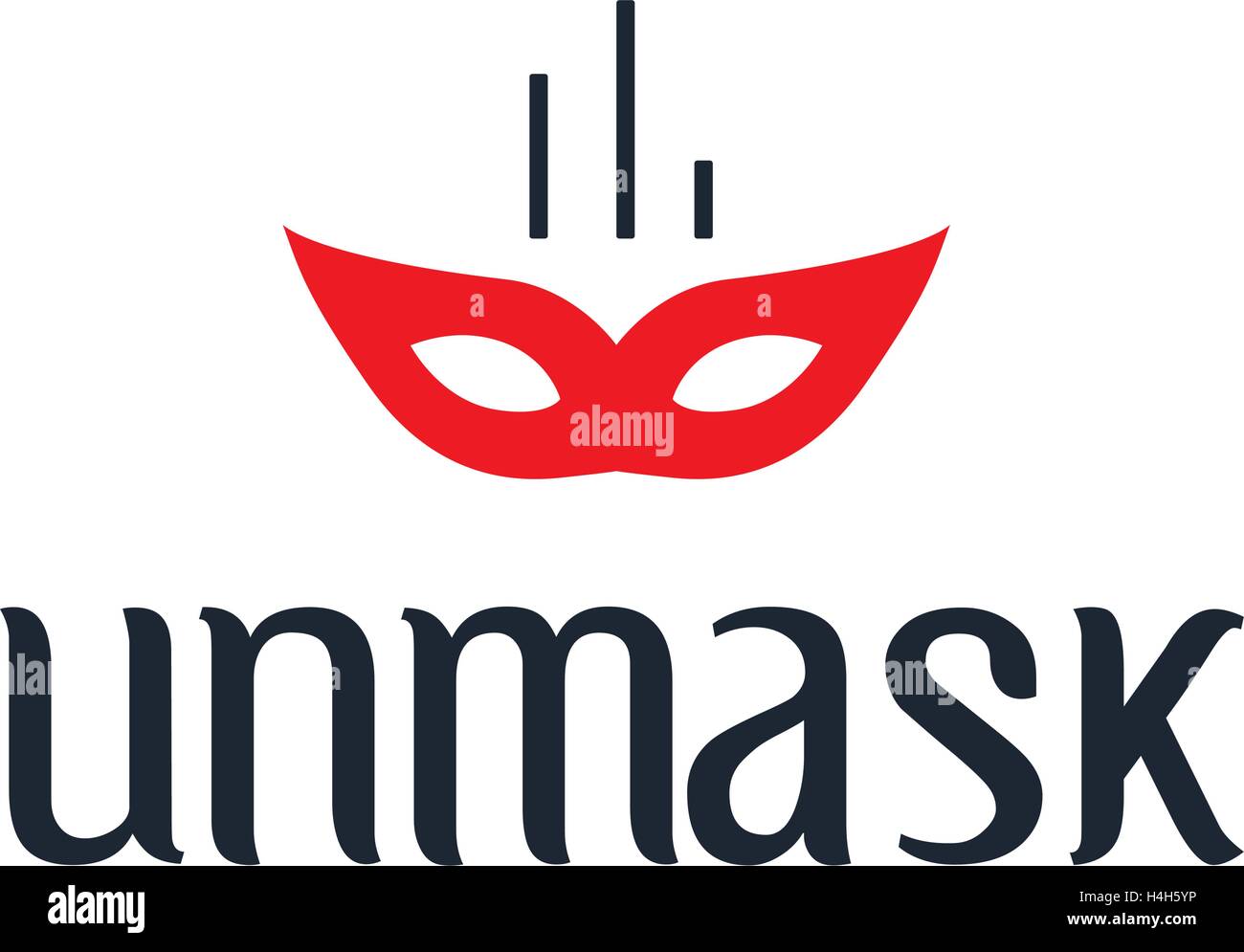 UnMask Concept Design, AI 8 supported Stock Vector Image & Art - Alamy