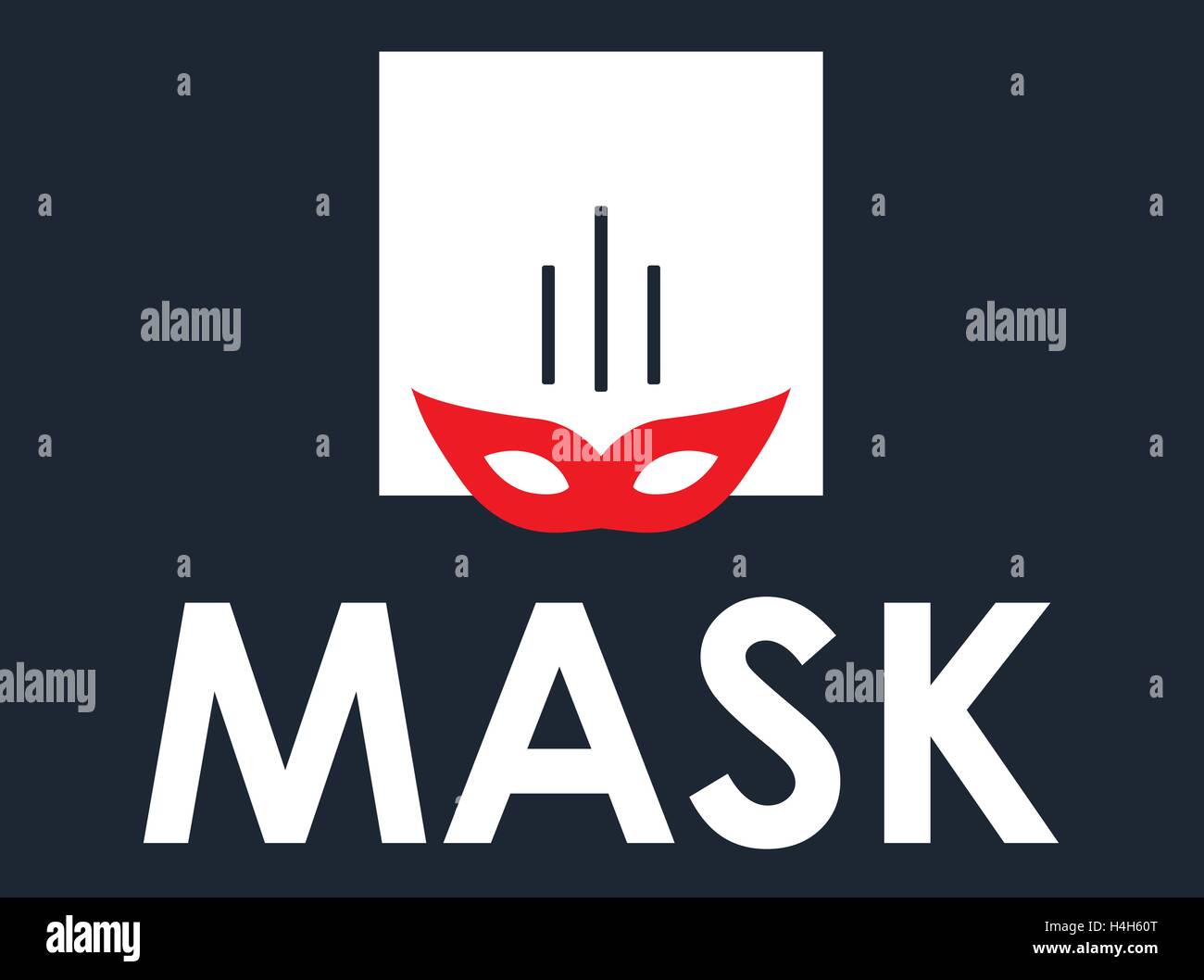 Mask Concept Design, AI 8 supported Stock Vector Image & Art - Alamy