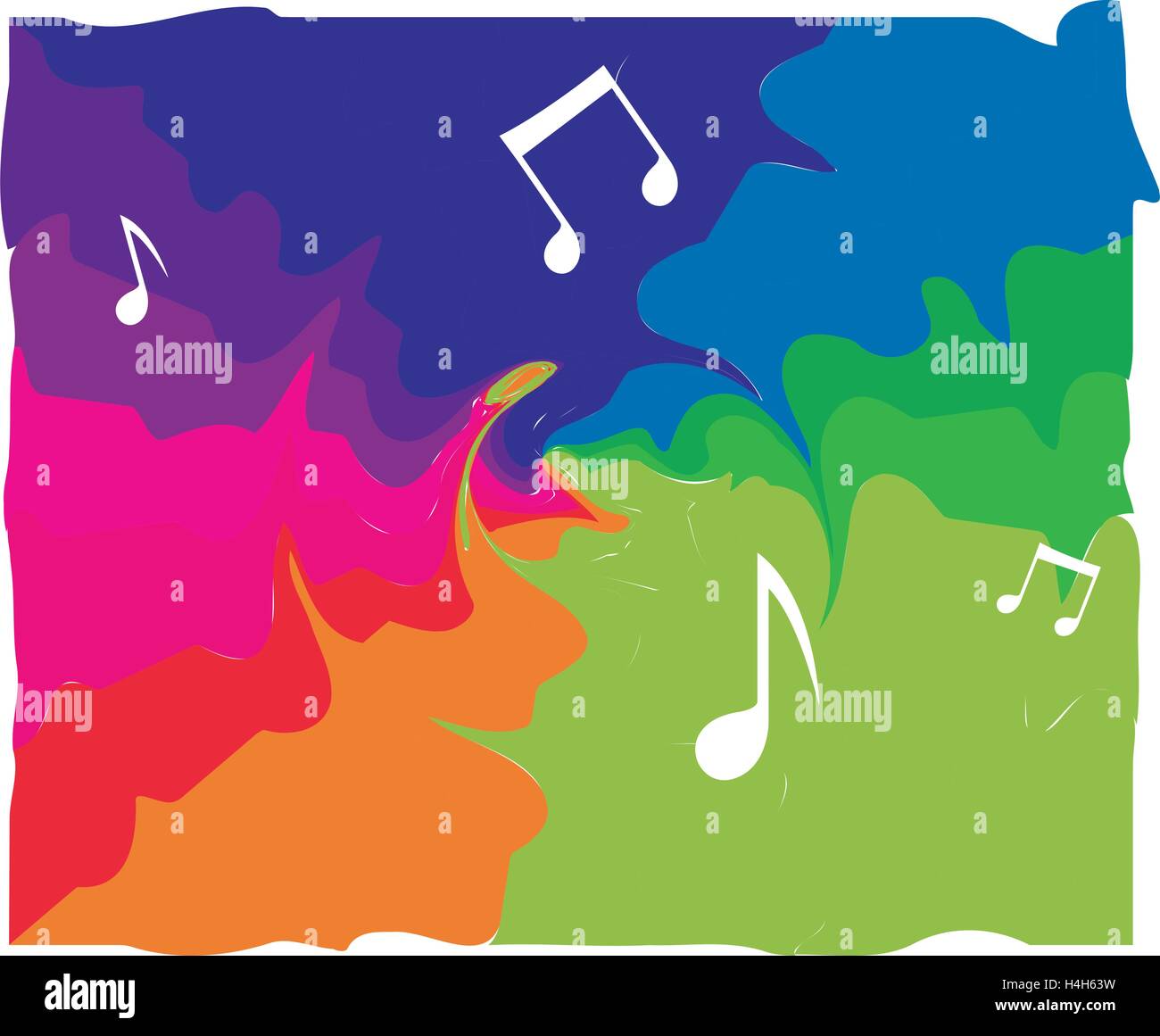Abstract Music Background Design, AI 10 supported Stock Vector Image ...