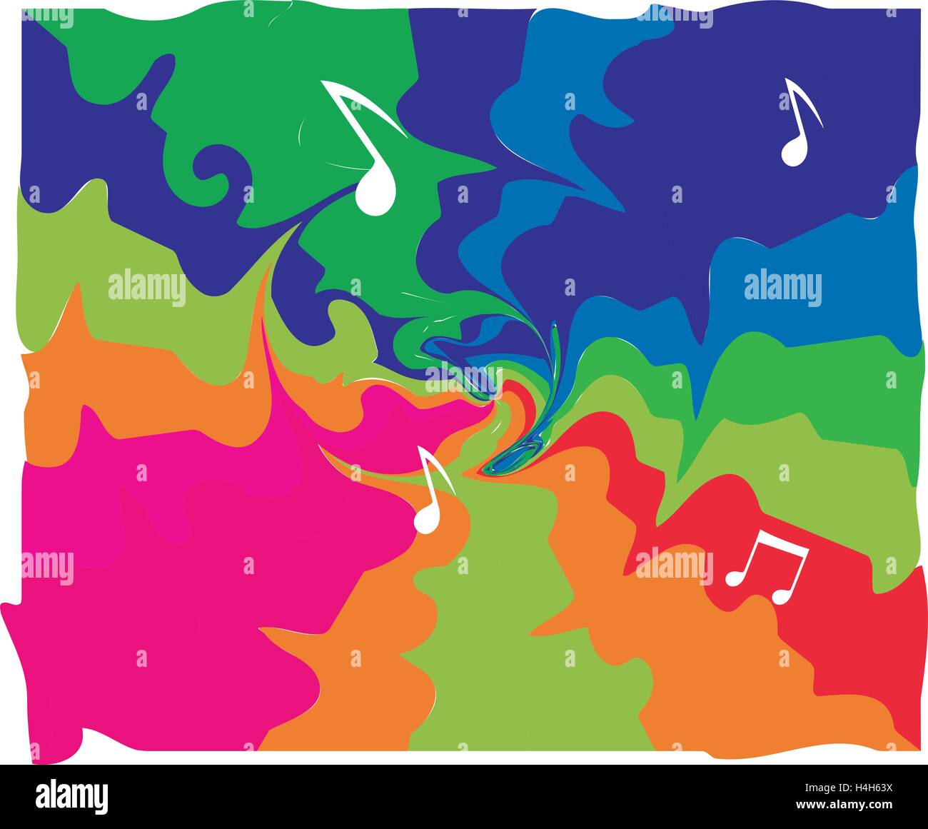 Abstract Music Background Design, AI 10 supported Stock Vector Image ...