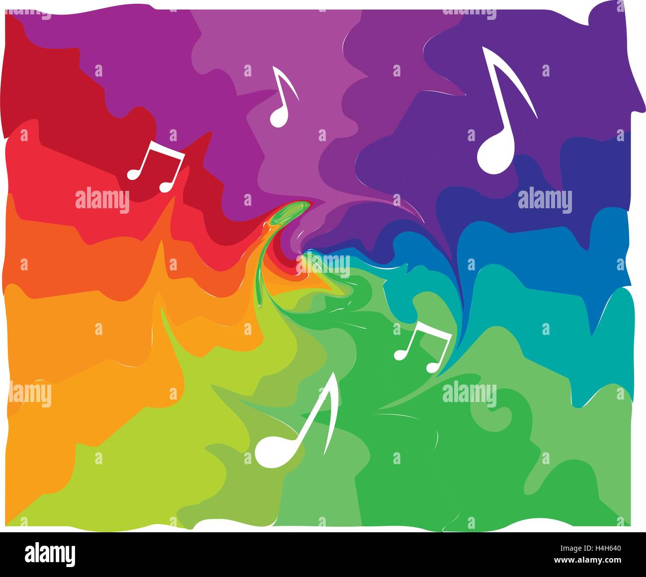 Abstract Music Background Design, AI 10 supported Stock Vector Image ...