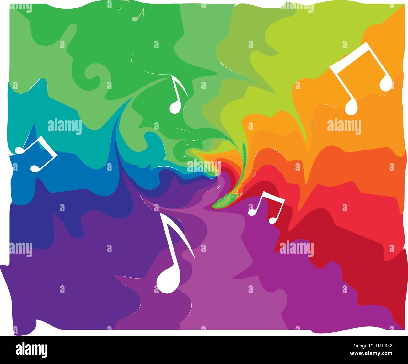 Abstract Music Background Design, AI 10 supported Stock Vector Image ...