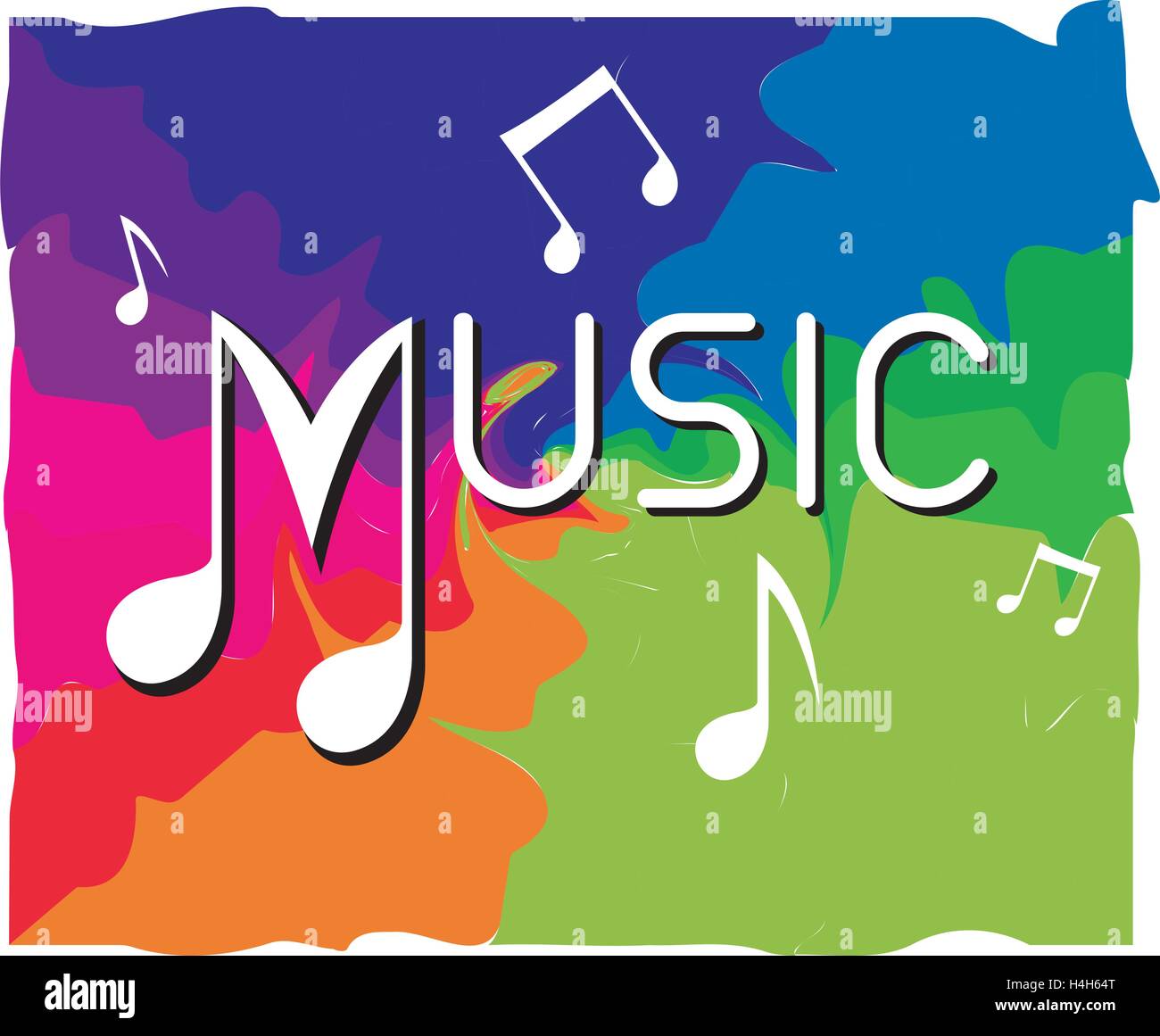 Abstract Bakground with Music Logo Design. AI 10 Supported Stock Vector ...
