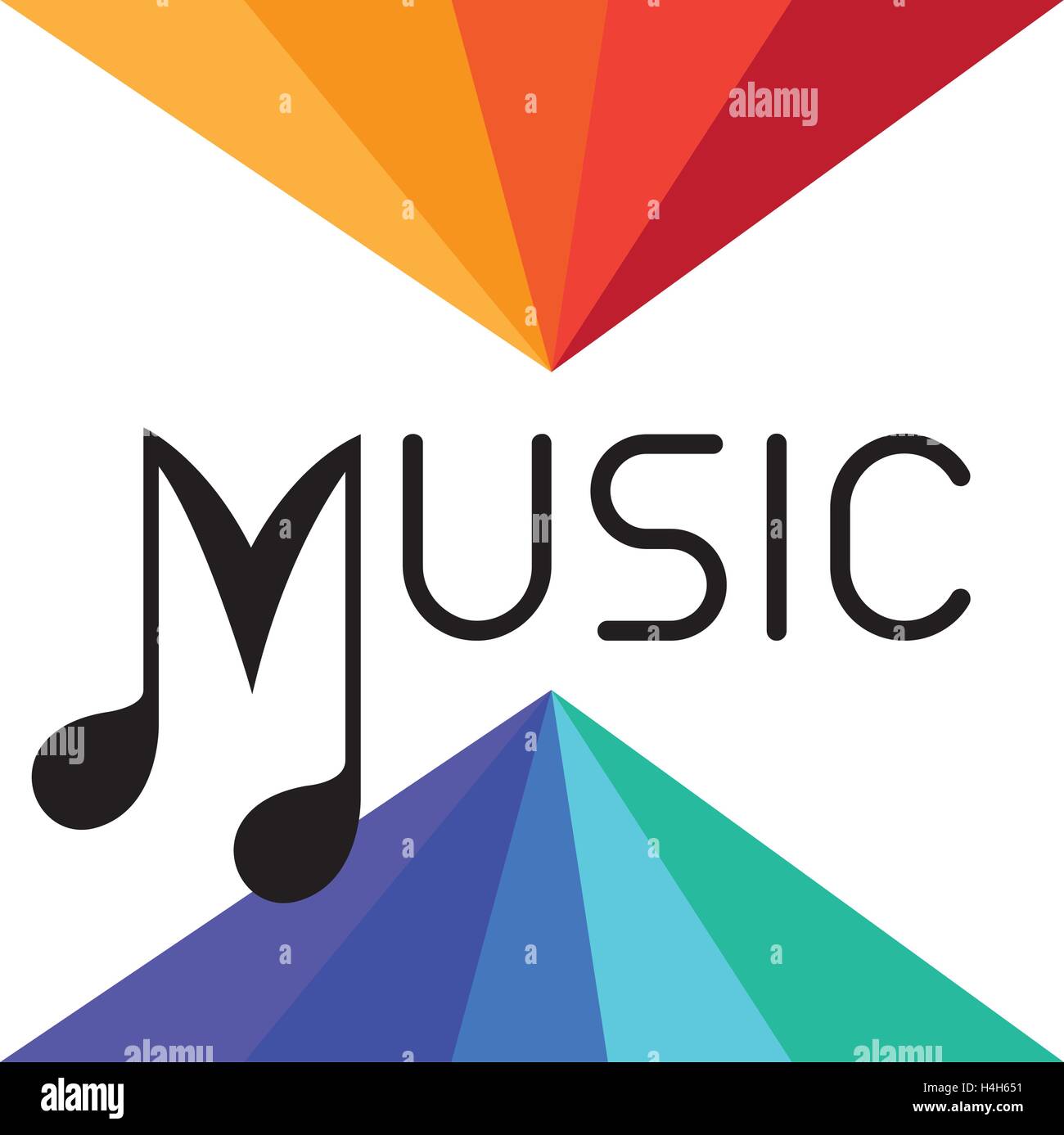 Music Logo Concept Design, AI 10 supported Stock Vector Image & Art - Alamy