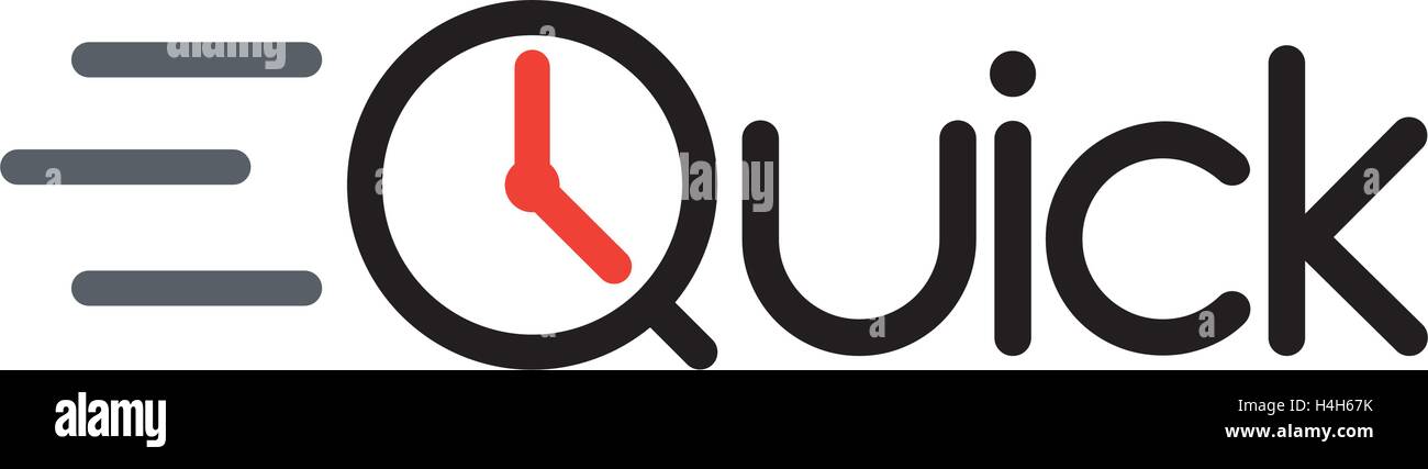 Quick Logo Concept Design, AI 8 supported Stock Vector Image & Art - Alamy