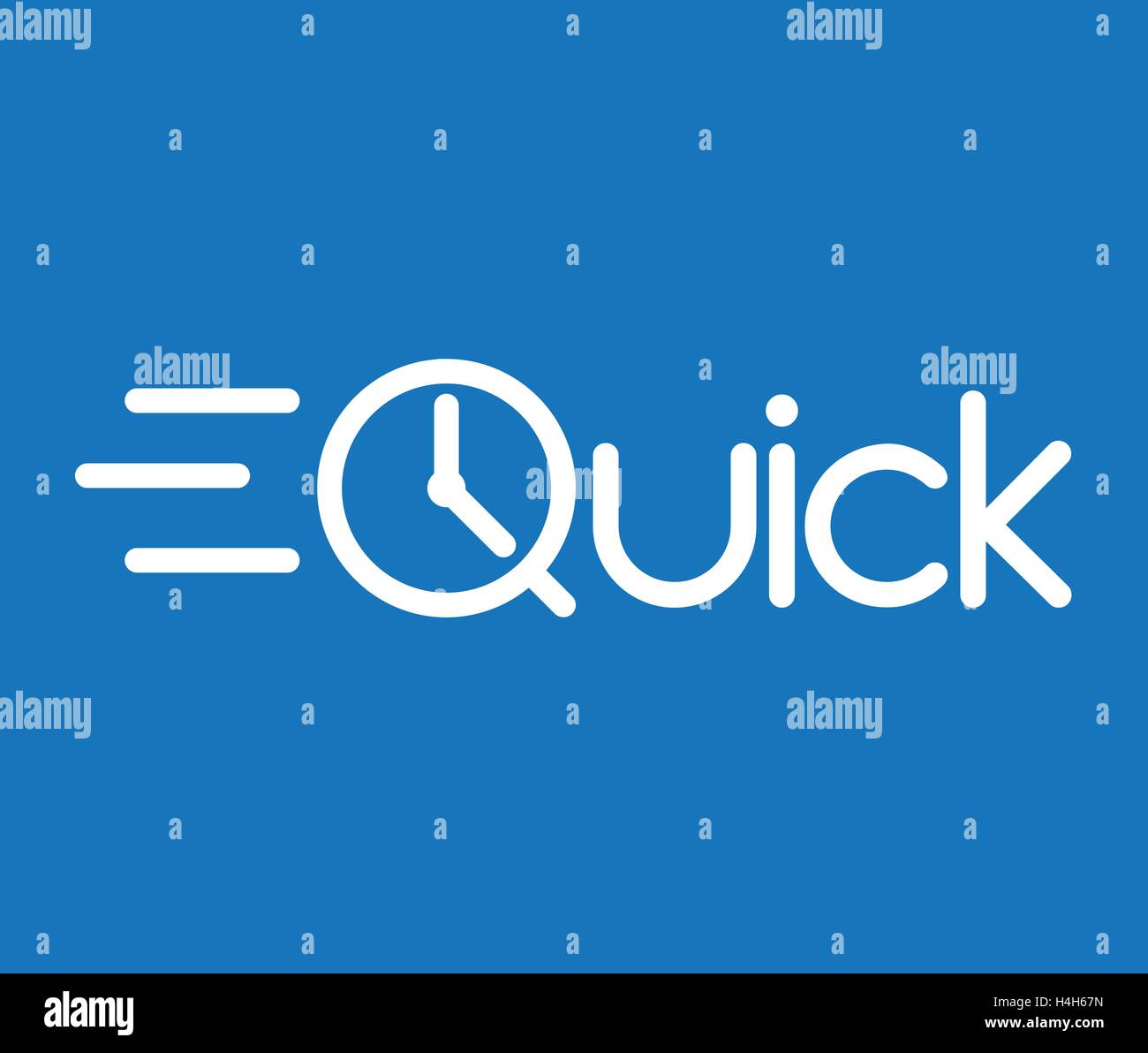 Quick Logo Concept Design, AI 8 supported Stock Vector Image & Art - Alamy