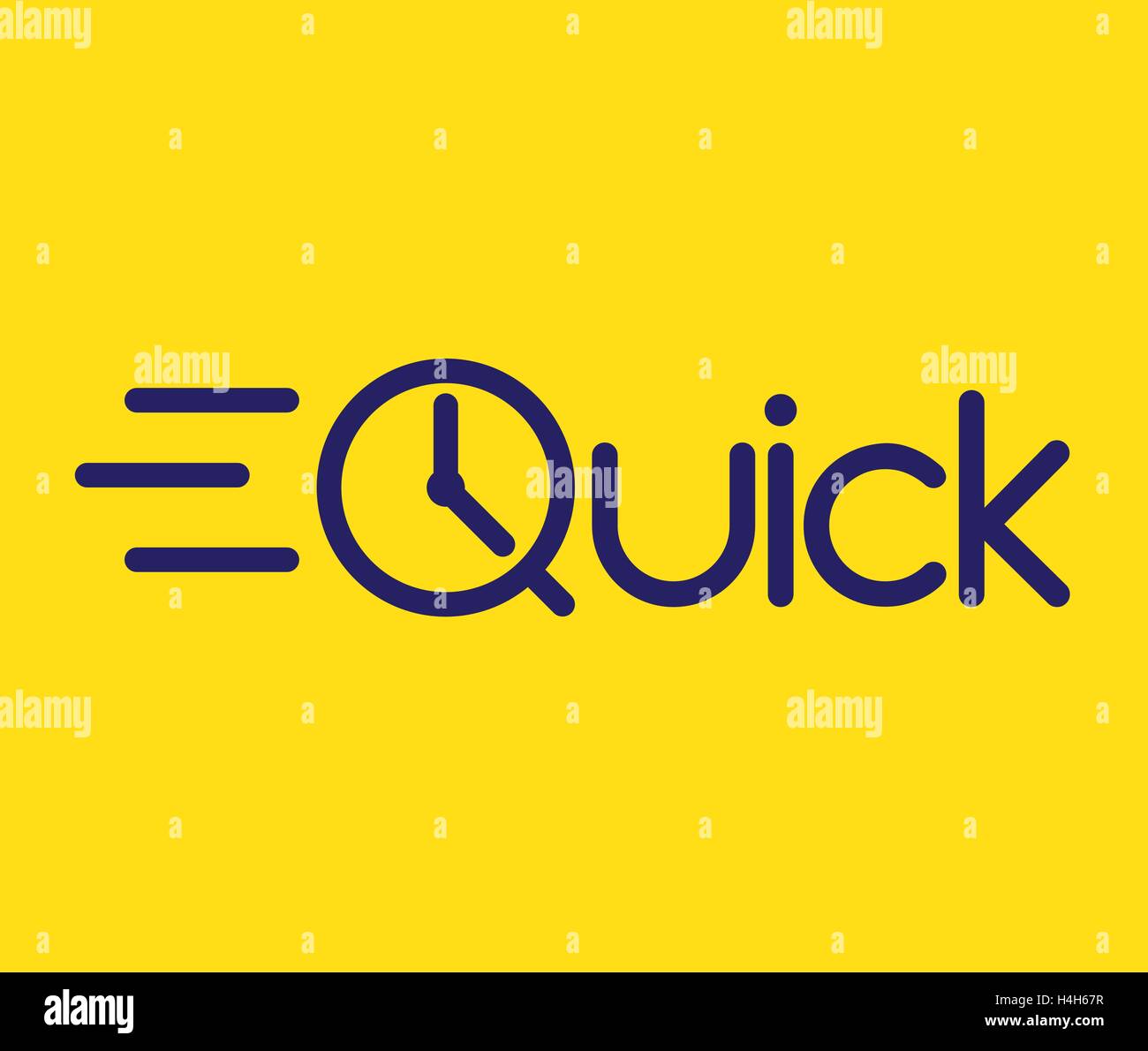 Quick Logo Concept Design, AI 8 supported Stock Vector Image & Art - Alamy