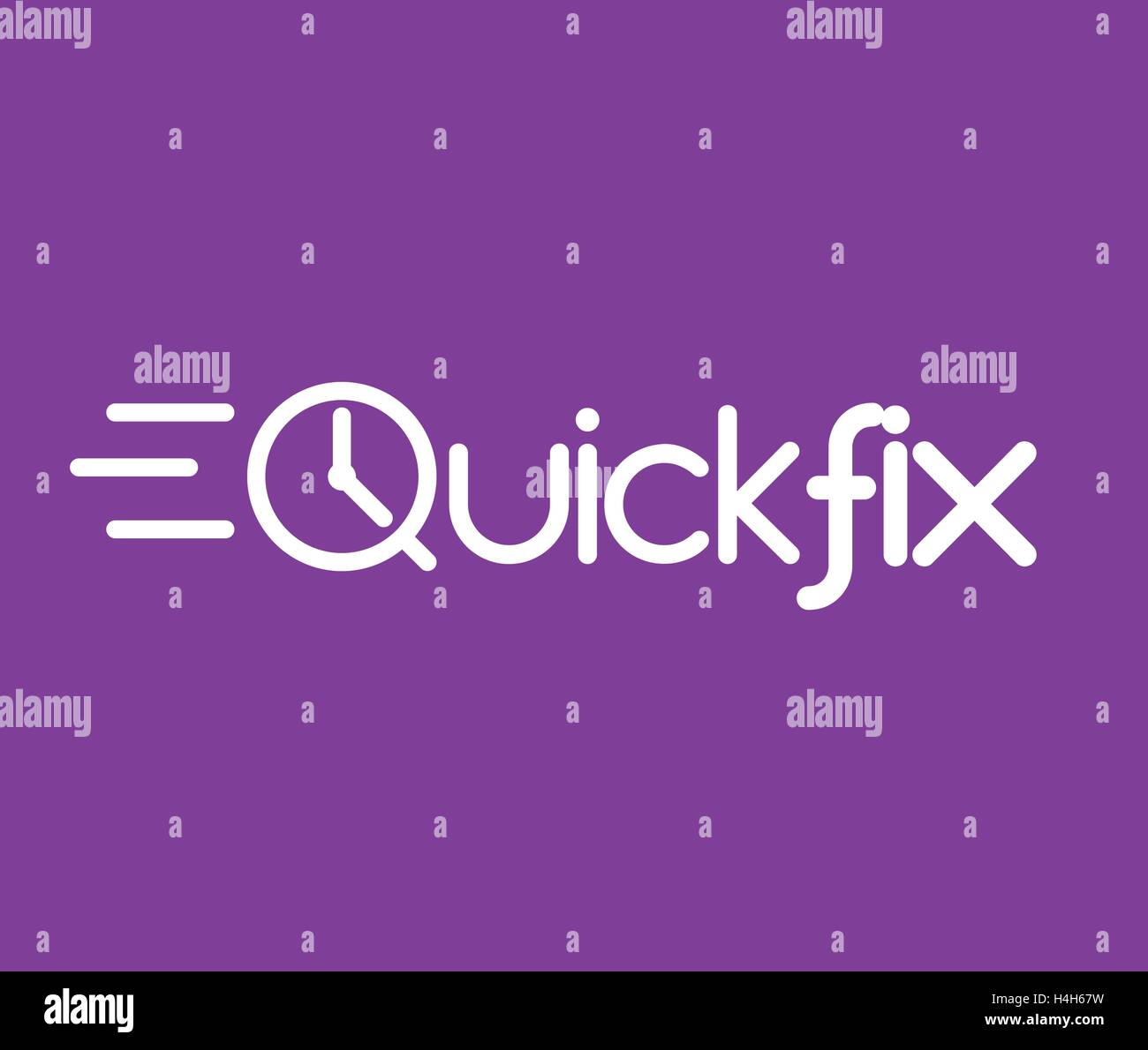Quick Fix Logo Concept Design, AI 8 supported Stock Vector Image & Art ...