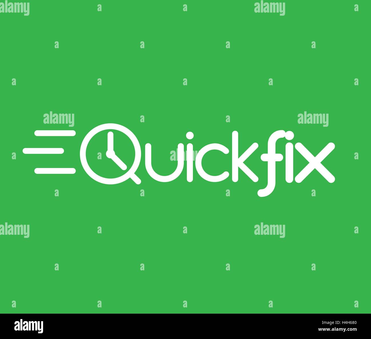 Quick Fix Logo Concept Design, AI 8 supported Stock Vector Image & Art ...