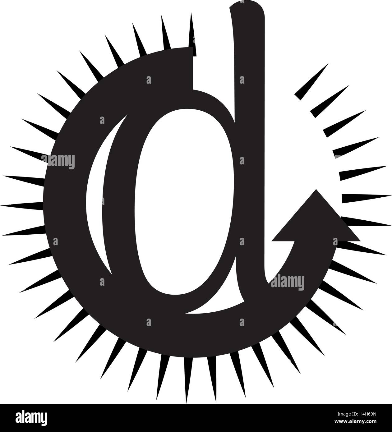 Logo concept design for D letter Stock Vector Image & Art - Alamy