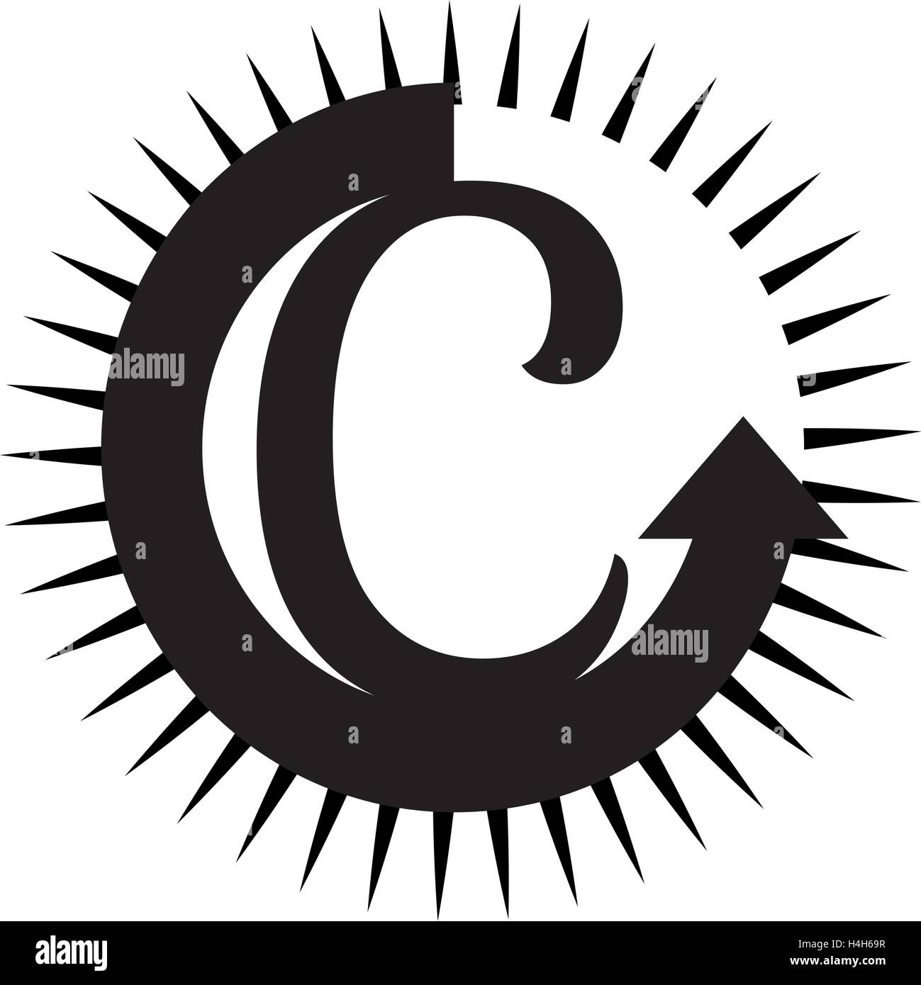 Logo concept design for C letter Stock Vector Image & Art - Alamy