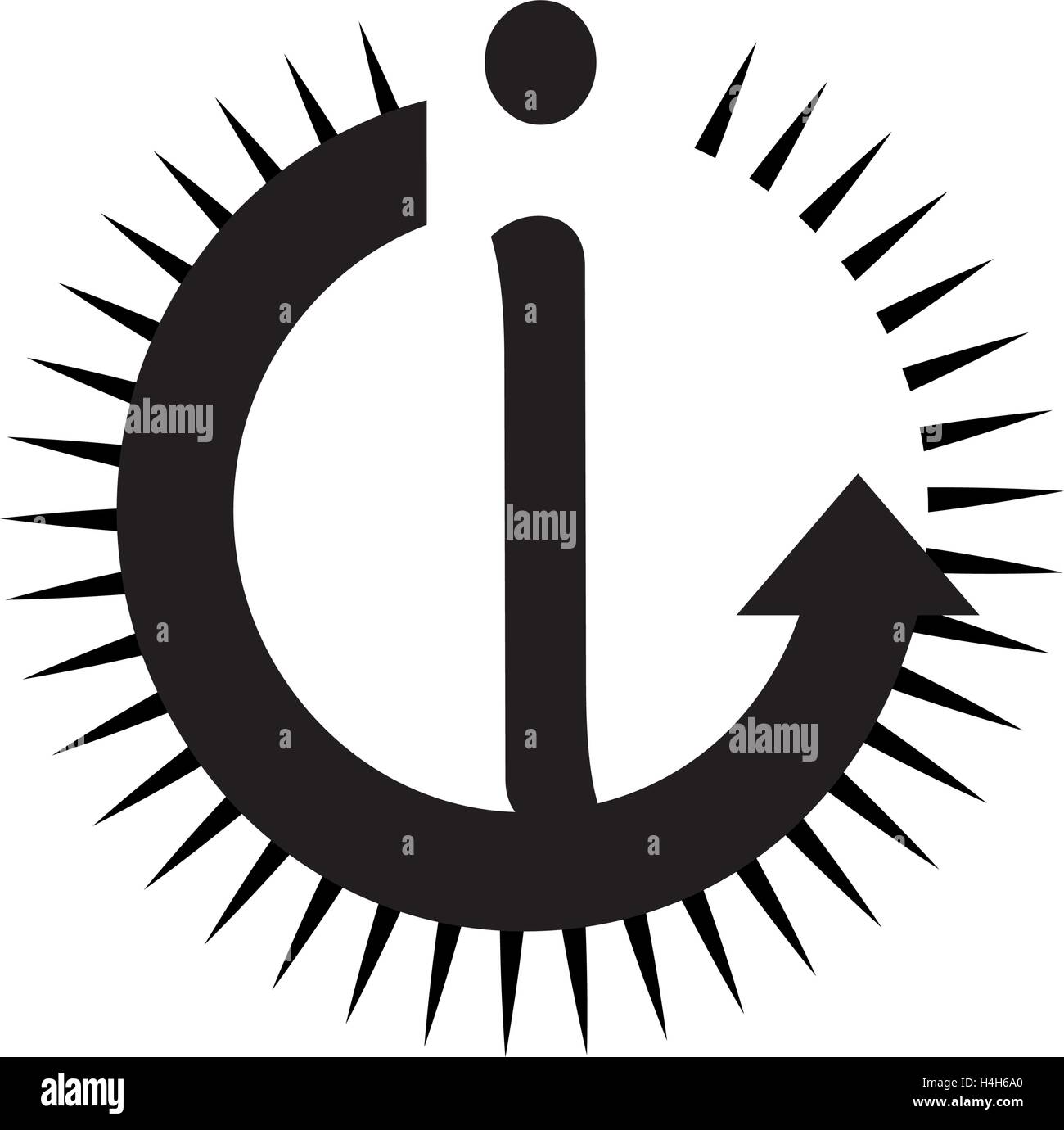 Logo concept design for I letter Stock Vector Image & Art - Alamy