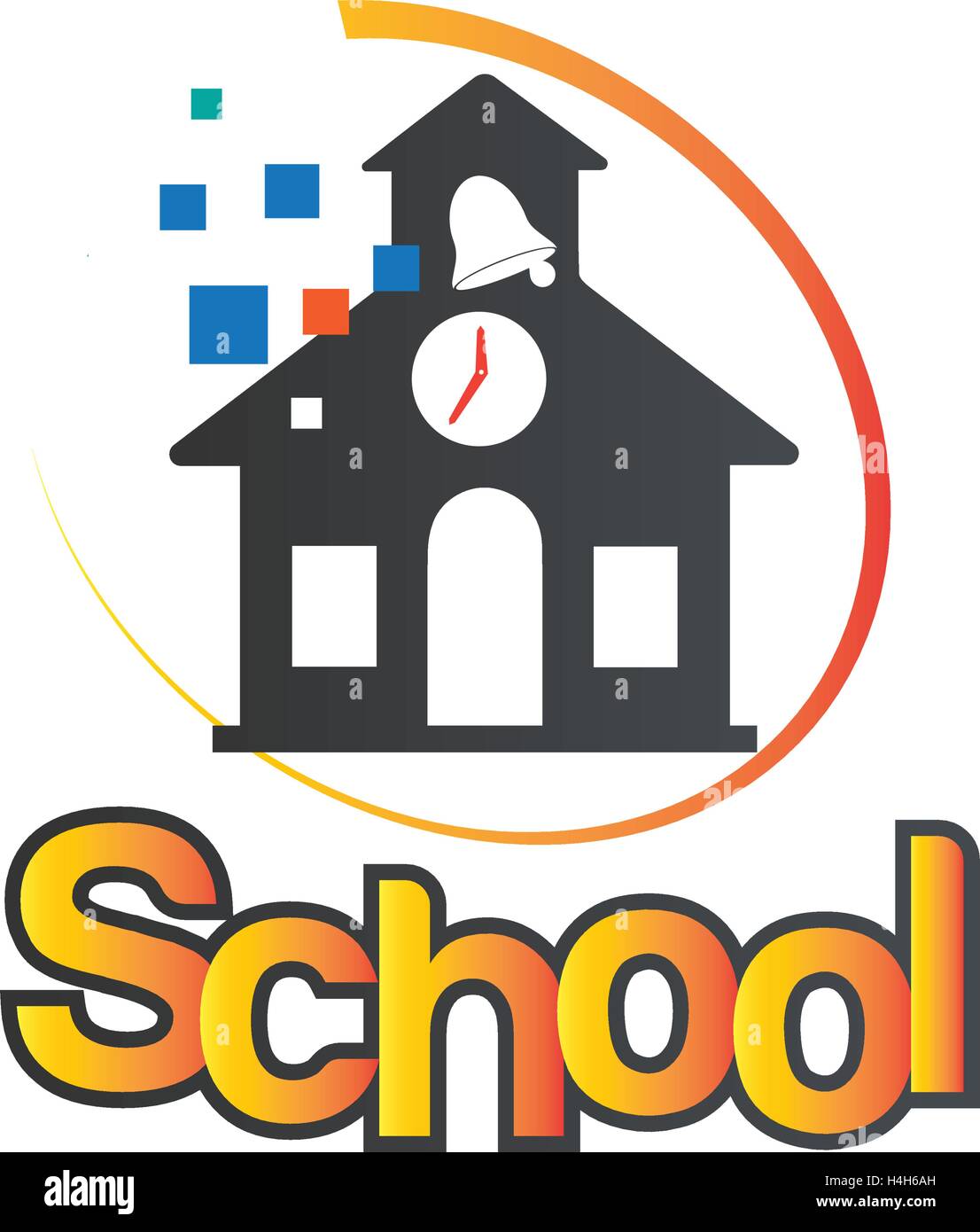 Time to School design concept. AI 10 Supported Stock Vector Image & Art ...