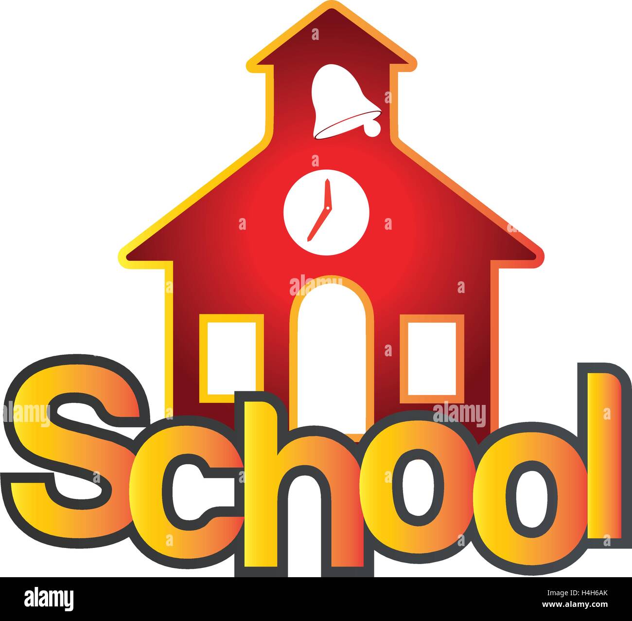 Time to School design concept. AI 10 Supported Stock Vector Image & Art ...