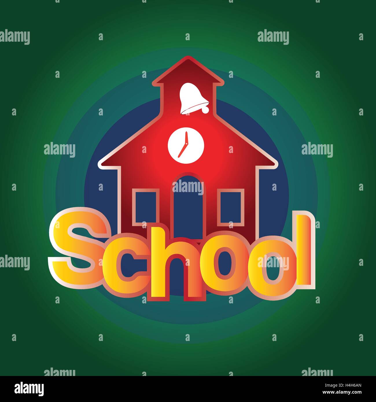 Time to School design concept. AI 10 Supported Stock Vector Image & Art ...
