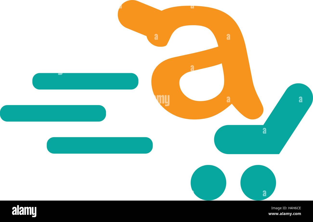 Shopping Cart Icon Concept Design. AI 8 supported Stock Vector Image ...