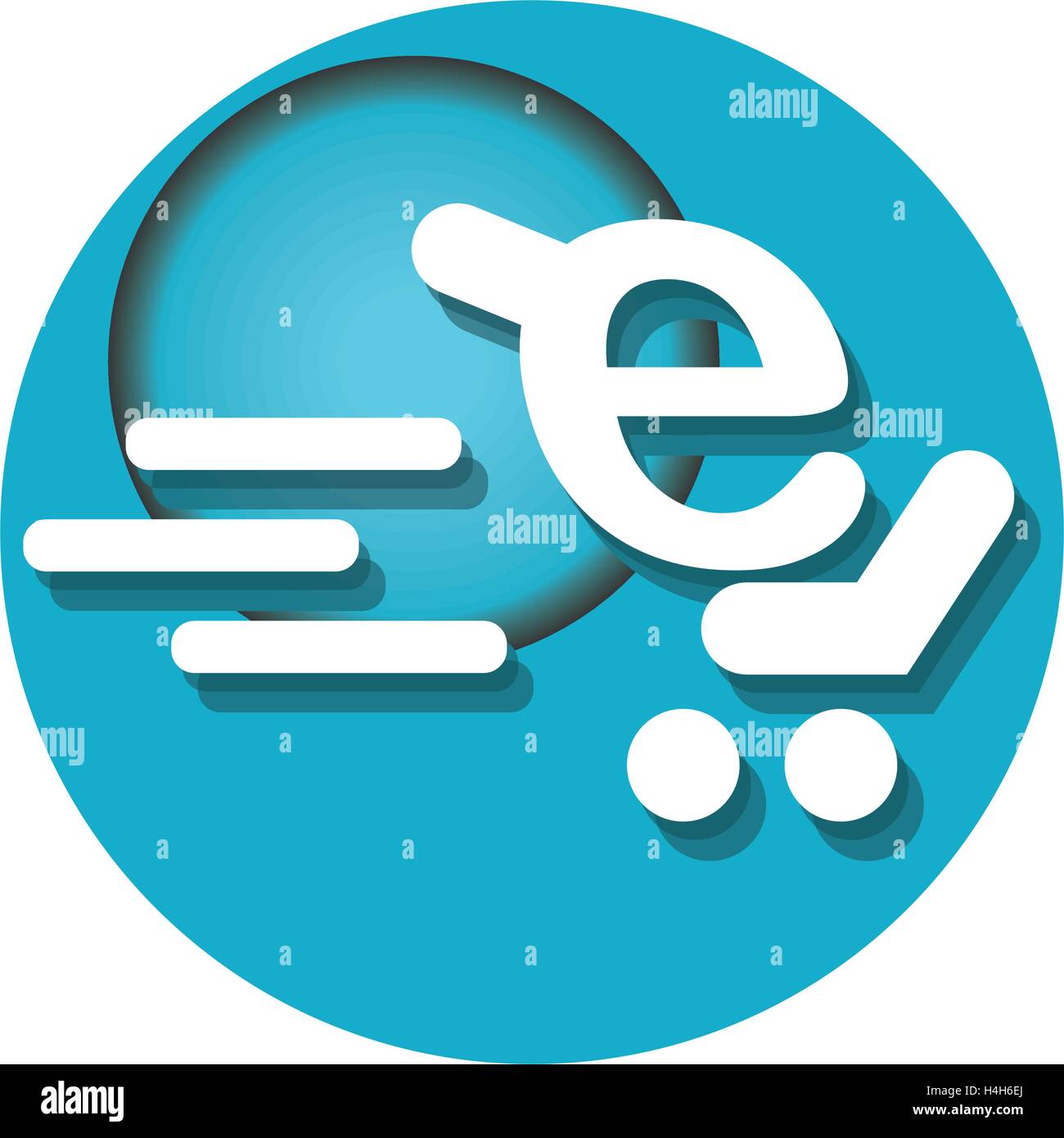 Shopping Cart Icon Concept Design. AI 8 supported Stock Vector Image ...