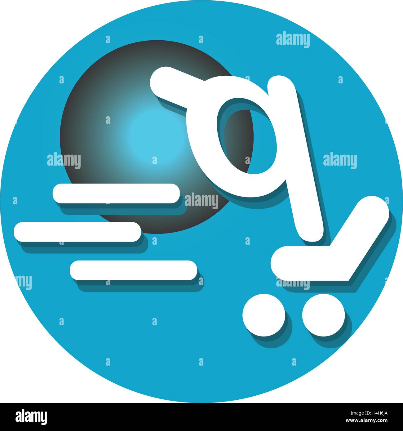 Shopping Cart Icon Concept Design. AI 8 supported Stock Vector Image ...