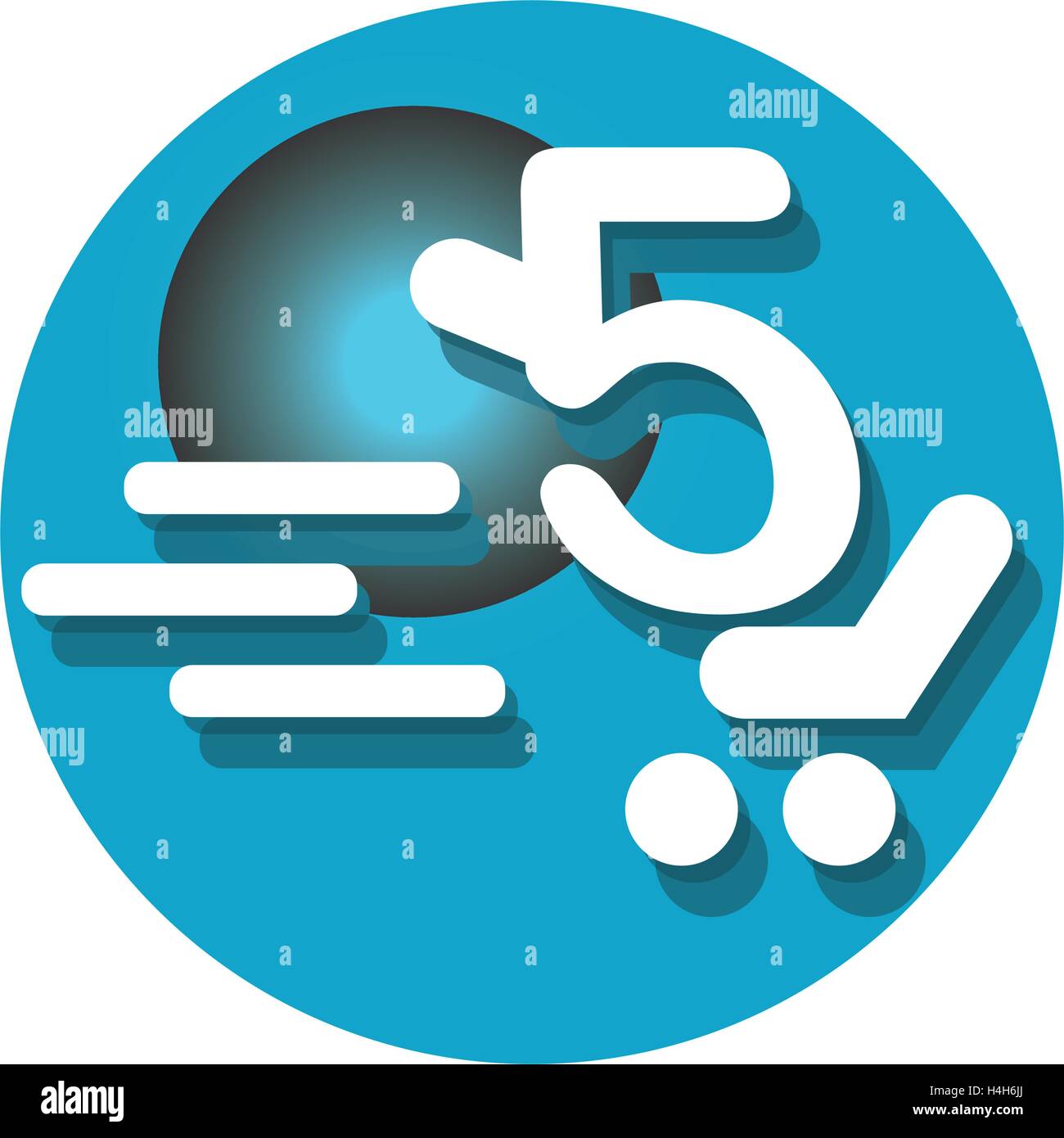 Shopping Cart Icon Concept Design. AI 8 supported Stock Vector Image ...