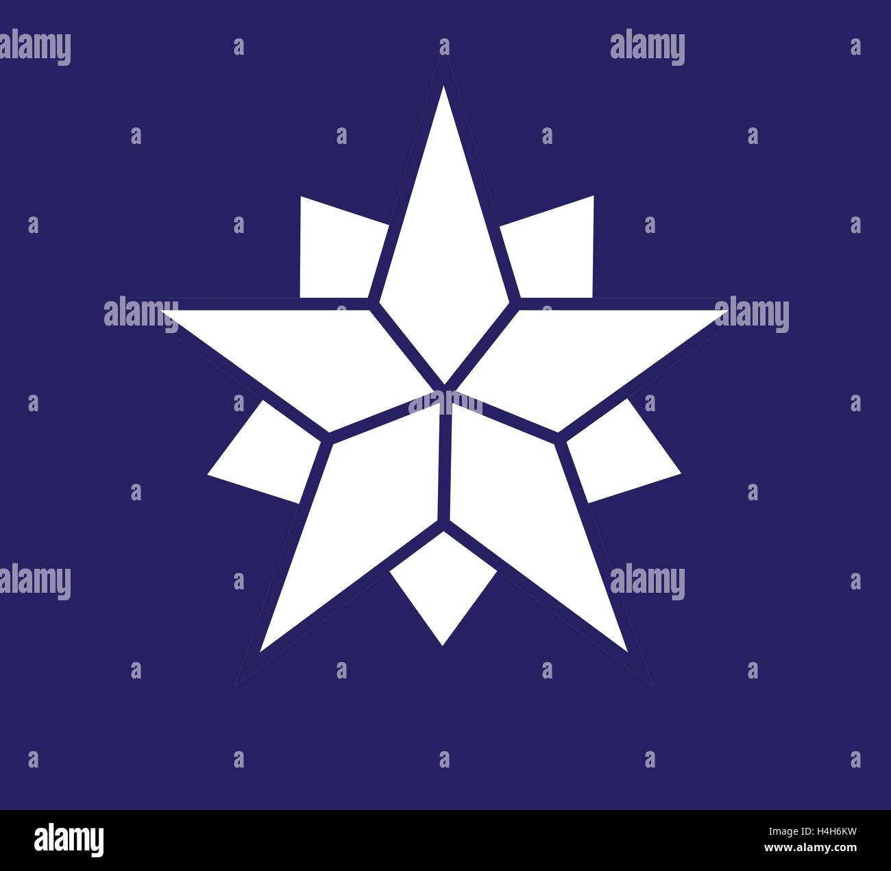 One Color Star Logo. EPS Supported Stock Vector Image & Art - Alamy