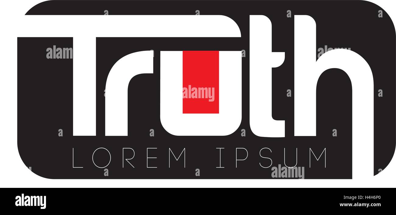 Truth Logo Design Concept, AI 10 supported Stock Vector Image & Art - Alamy