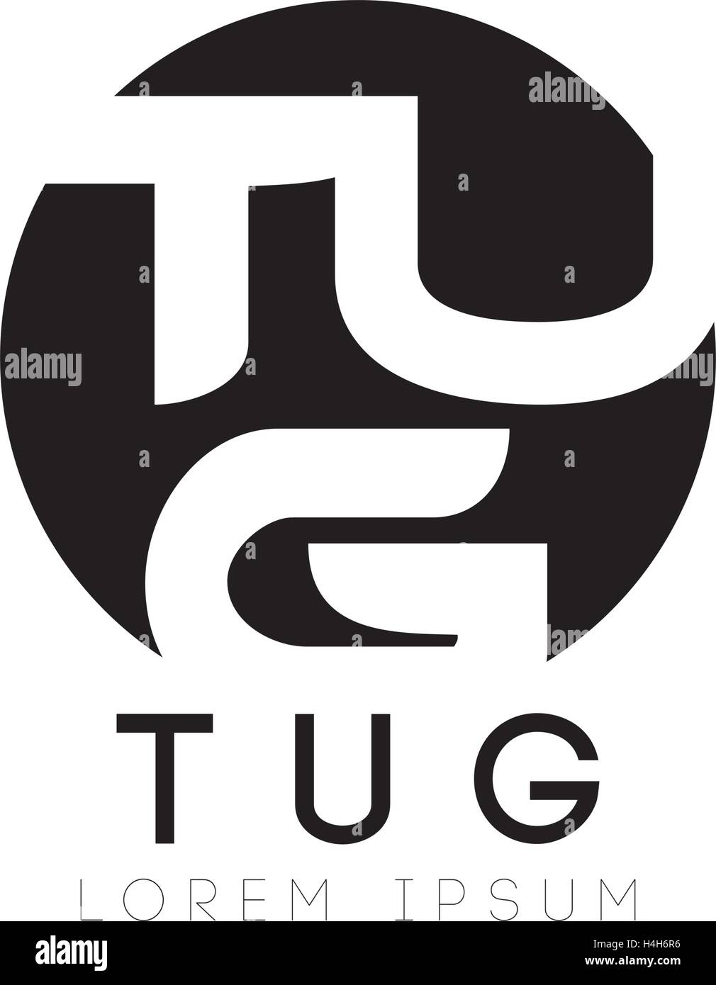 TUG Logo Concept Design, AI 10 supported Stock Vector Image & Art - Alamy