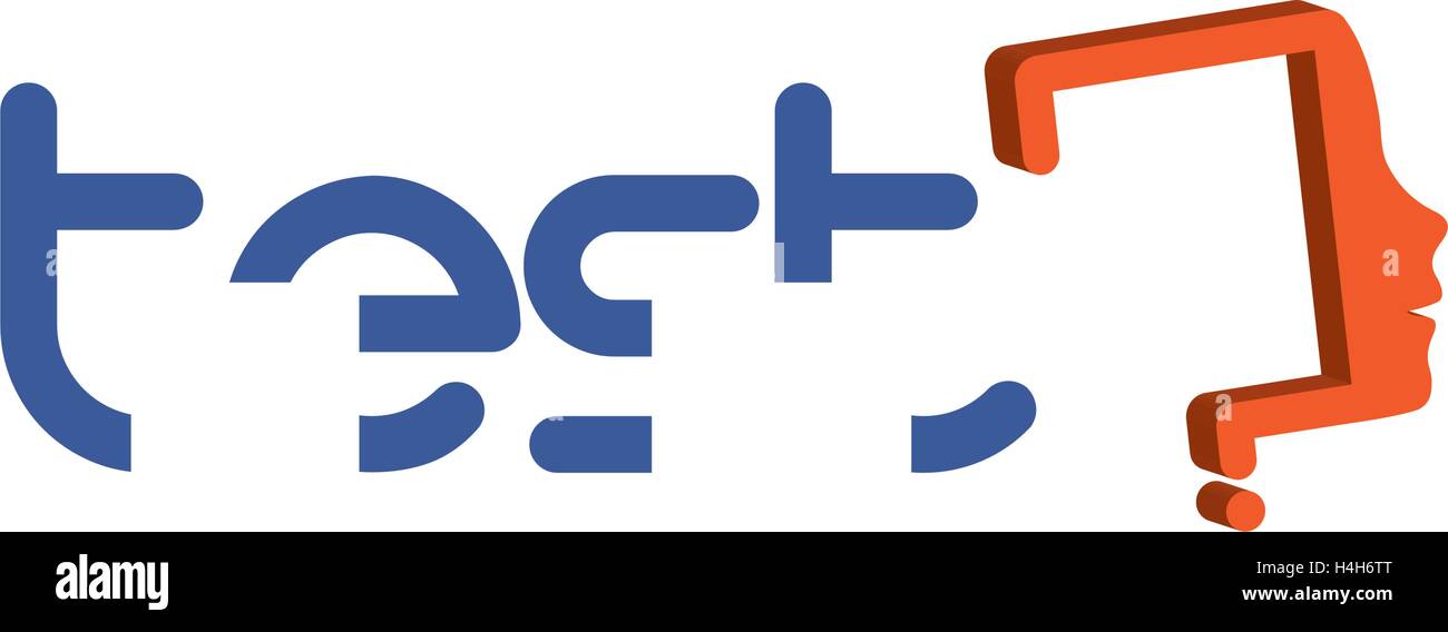 Test Logo Design. EPS 8 supported Stock Vector Image & Art - Alamy