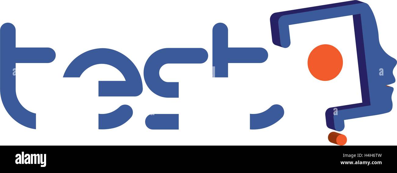 Test Logo Design. EPS 8 supported Stock Vector Image & Art - Alamy