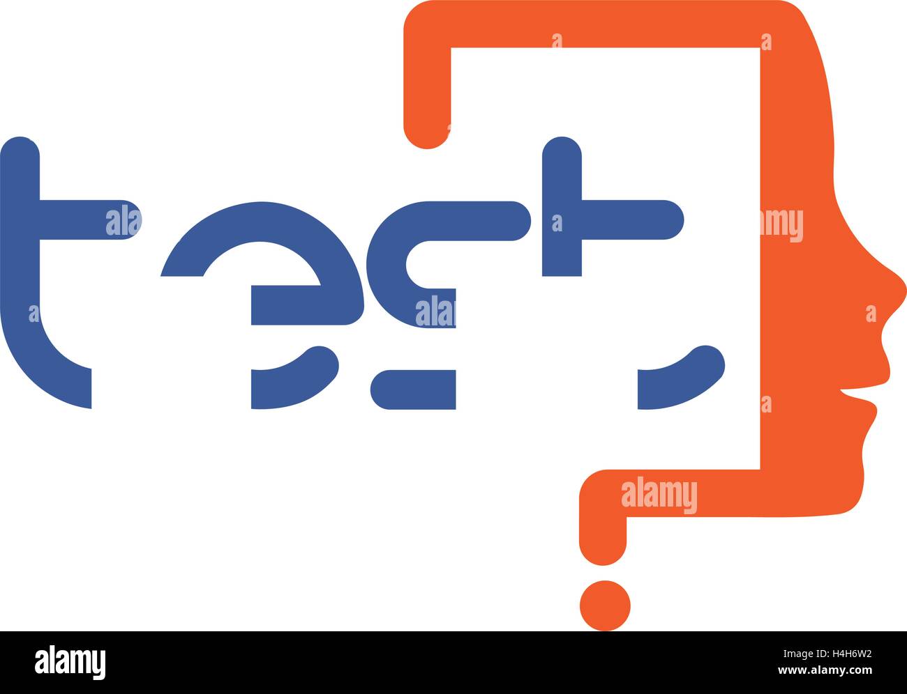 Test Logo Design. EPS 8 supported Stock Vector Image & Art - Alamy