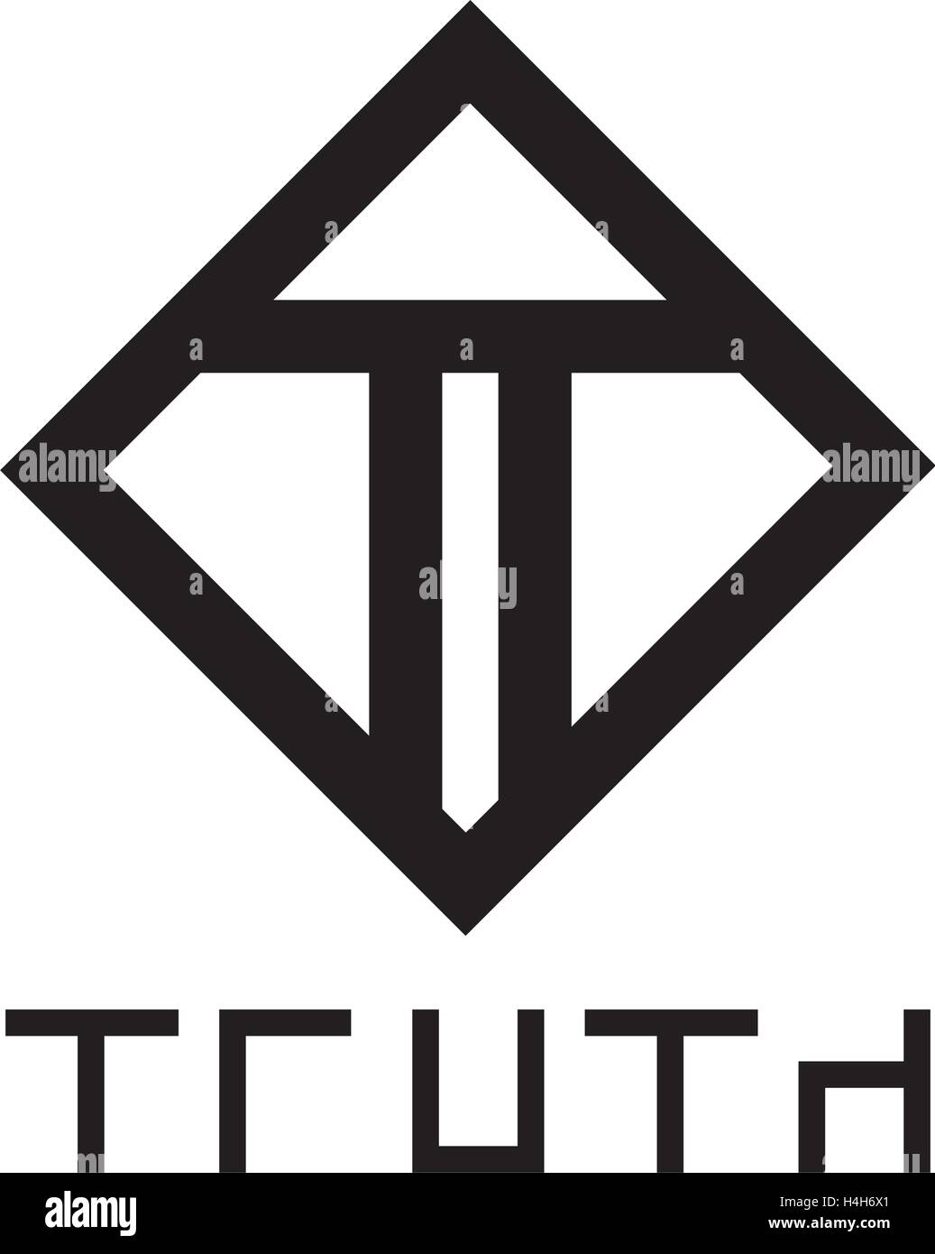 Truth Logo Design Concept, AI 10 supported Stock Vector Image & Art - Alamy