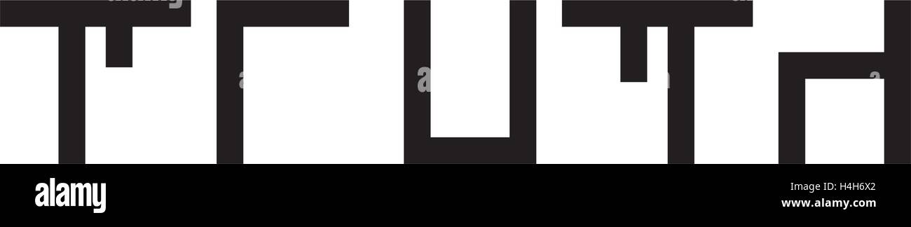 Truth Logo Design Concept, AI 10 supported Stock Vector Image & Art - Alamy