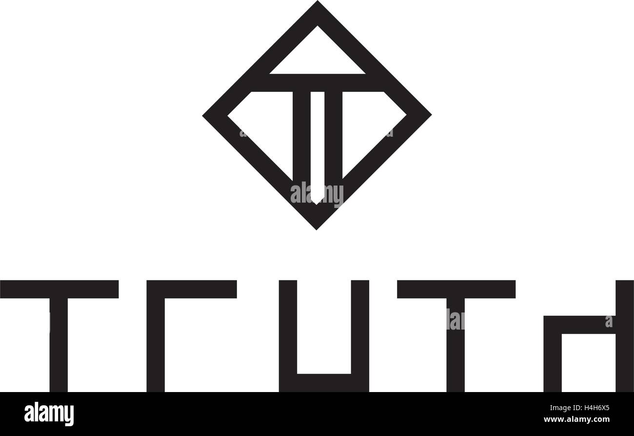Truth Logo Design Concept, AI 10 supported Stock Vector Image & Art - Alamy