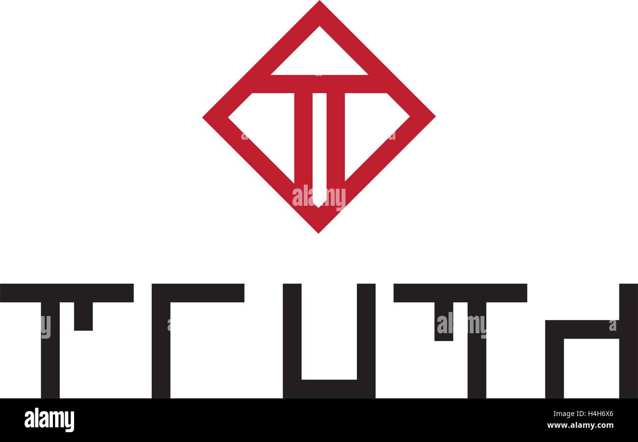 Truth Logo Design Concept, AI 10 supported Stock Vector Image & Art - Alamy