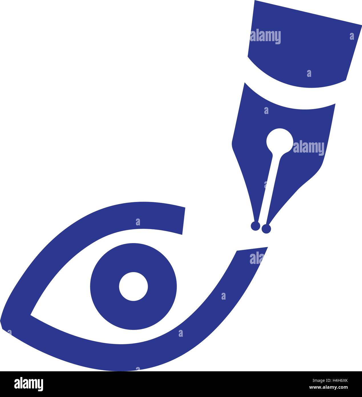 Vision Theme Logo Concept. AI 8 supported Stock Vector Image & Art - Alamy