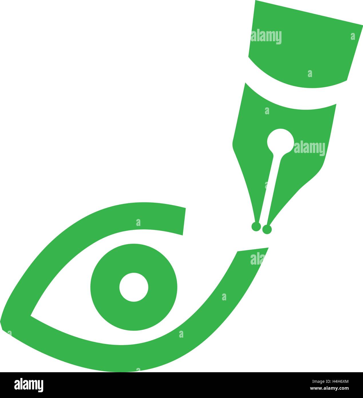 Vision Theme Logo Concept. AI 8 supported Stock Vector Image & Art - Alamy