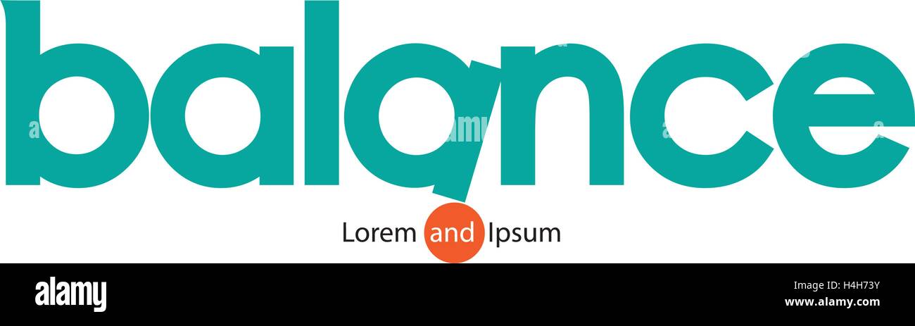 Balance Logo Concept Design, AI 8 supported Stock Vector Image & Art ...