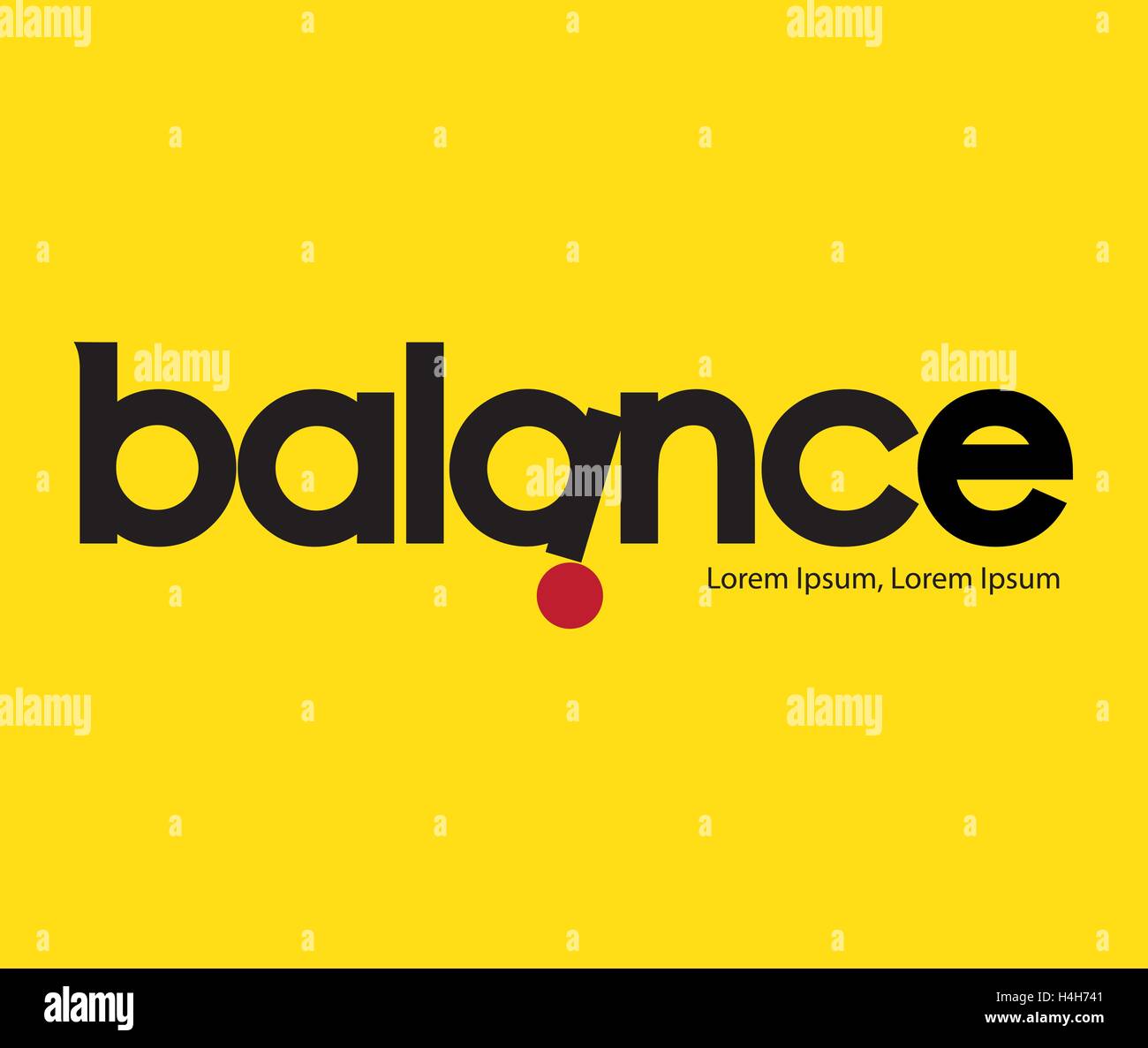 Balance Logo Concept Design, AI 8 supported Stock Vector Image & Art ...