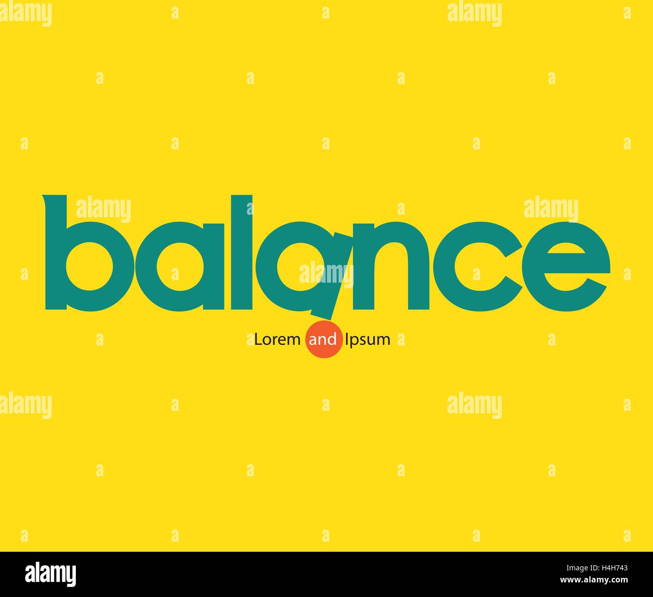 Balance Logo Concept Design, AI 8 supported Stock Vector Image & Art ...