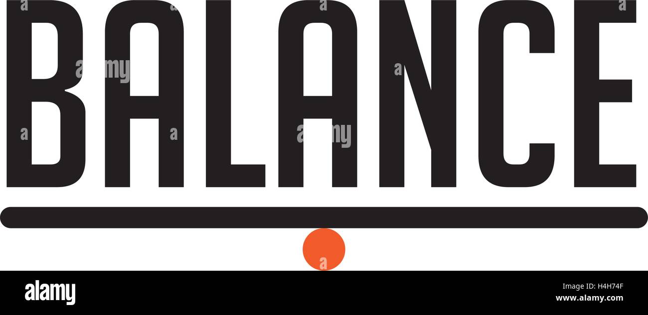 Balance Logo Concept Design, AI 8 supported Stock Vector Image & Art ...