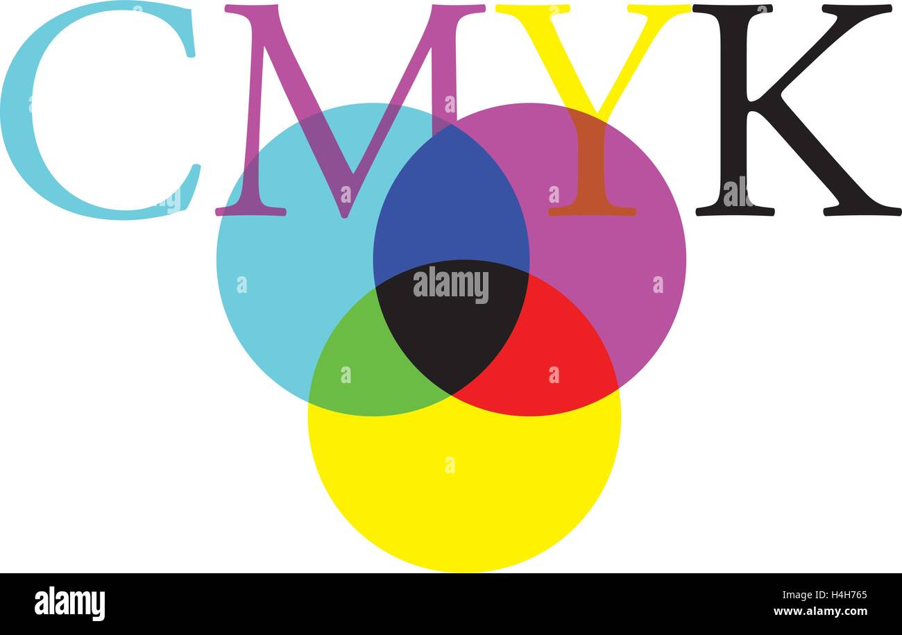 CMYK Color Concept Design Stock Vector Image & Art - Alamy